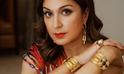 Amna Nawaz in Ben-Amun for L'Officiel India digital cover story