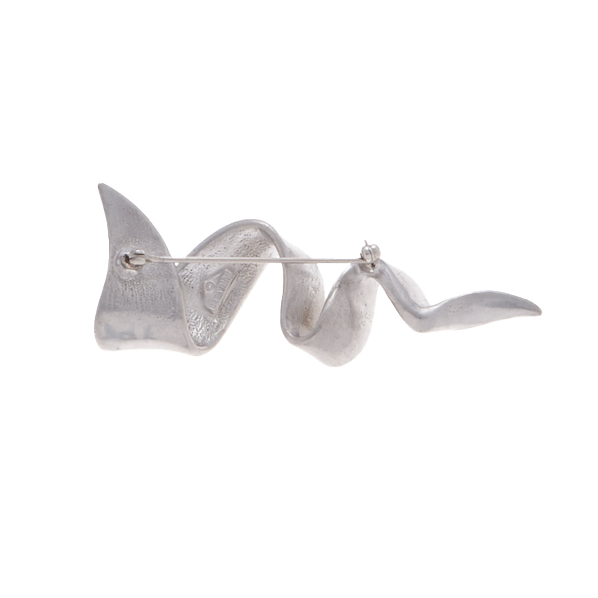 Anna Silver Ribbon Pin | Ben-Amun Jewelry