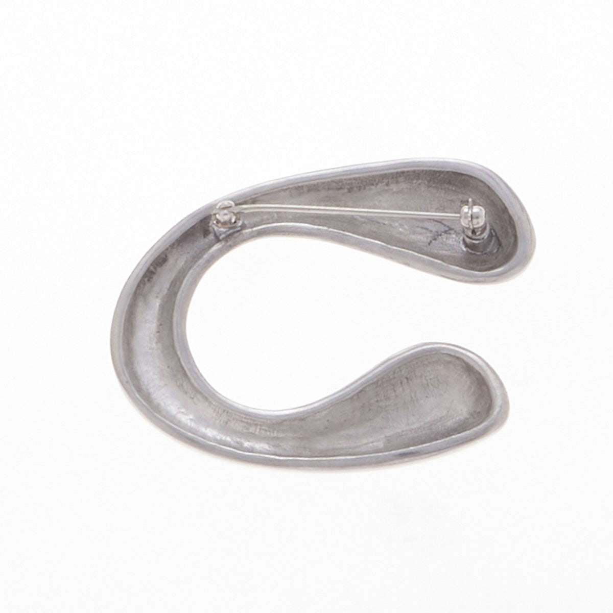 Samantha Silver Sculpted Pin Brooch | Ben-Amun Jewelry