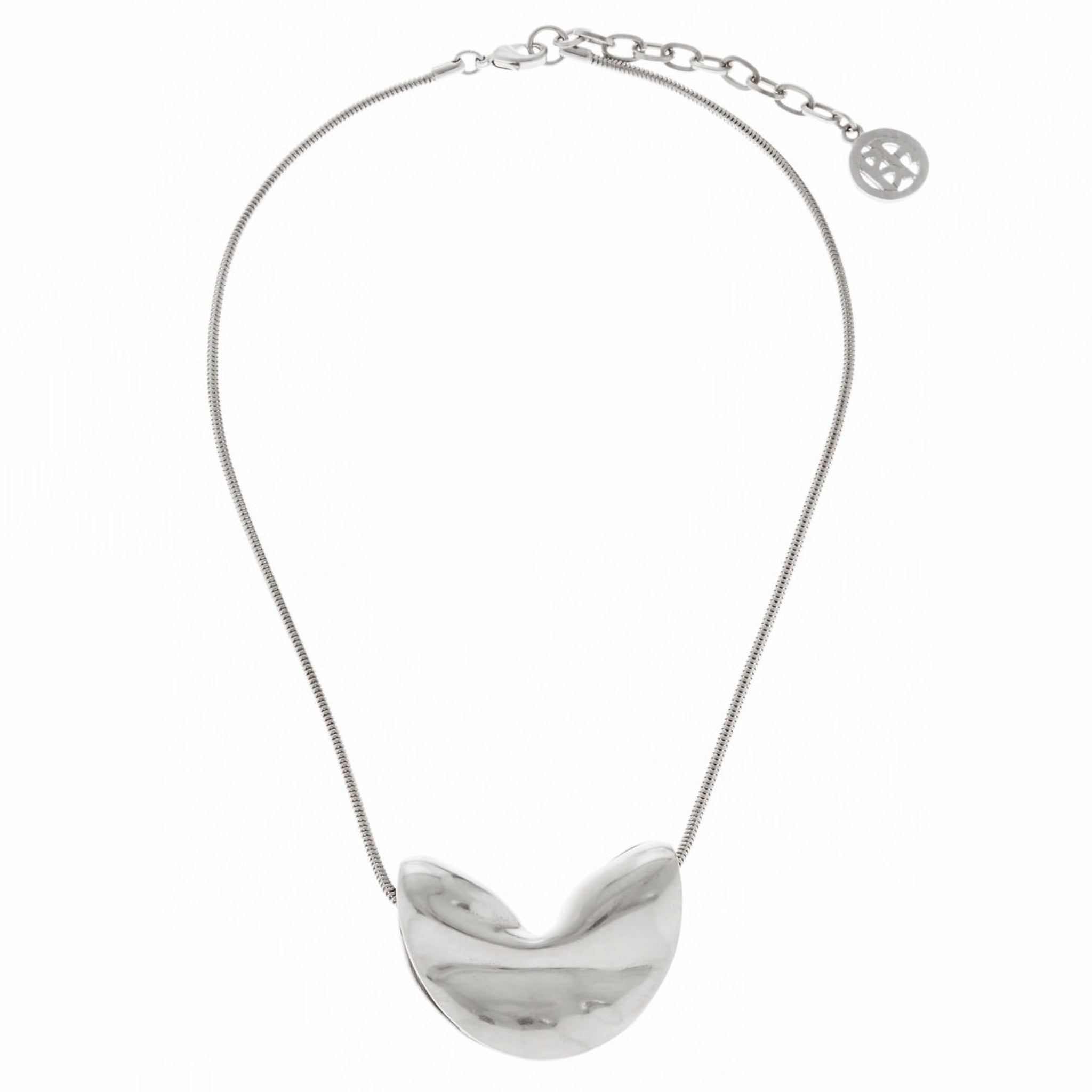 Diane Silver Organic Shaped Necklace | Ben-Amun Jewelry