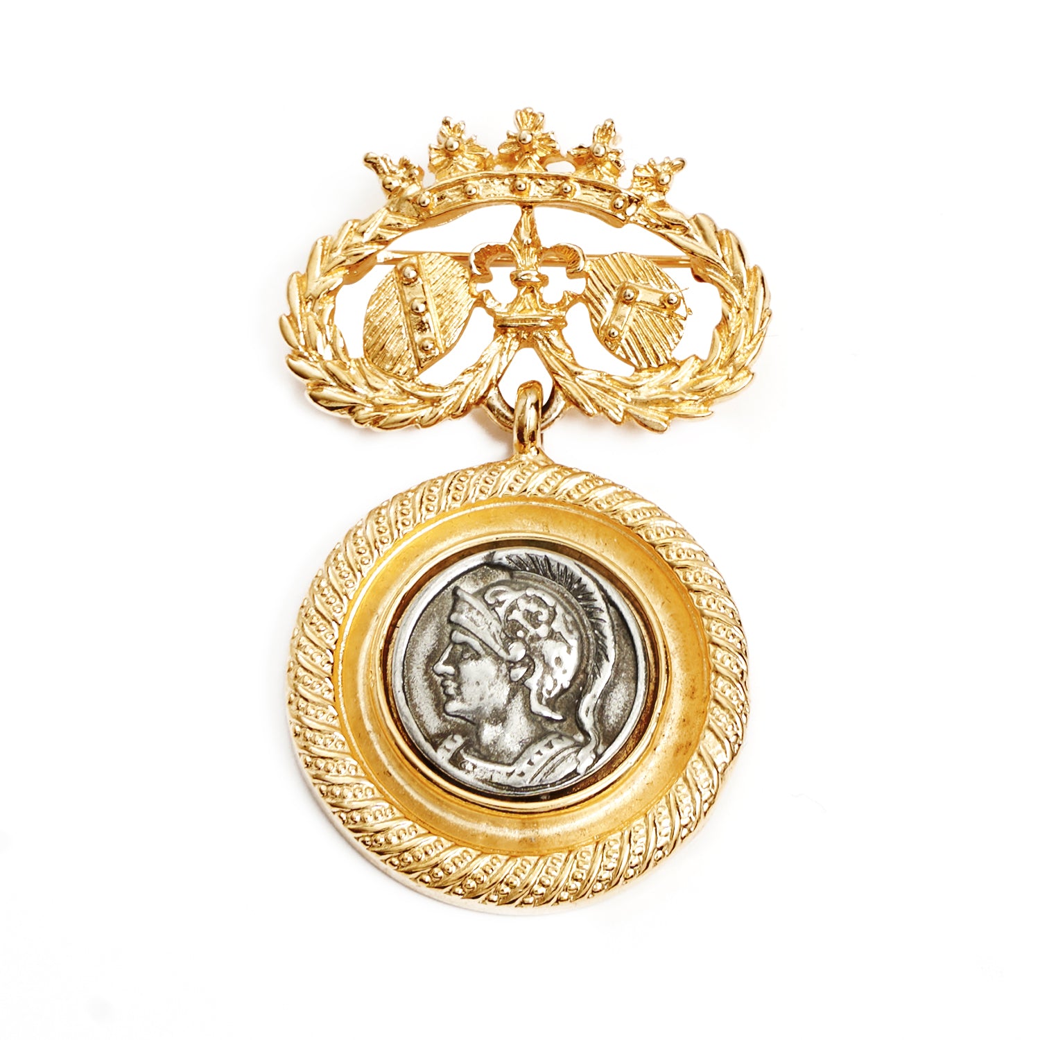 Paolo Gold Roman Coin Pin | Ben-Amun Jewelry