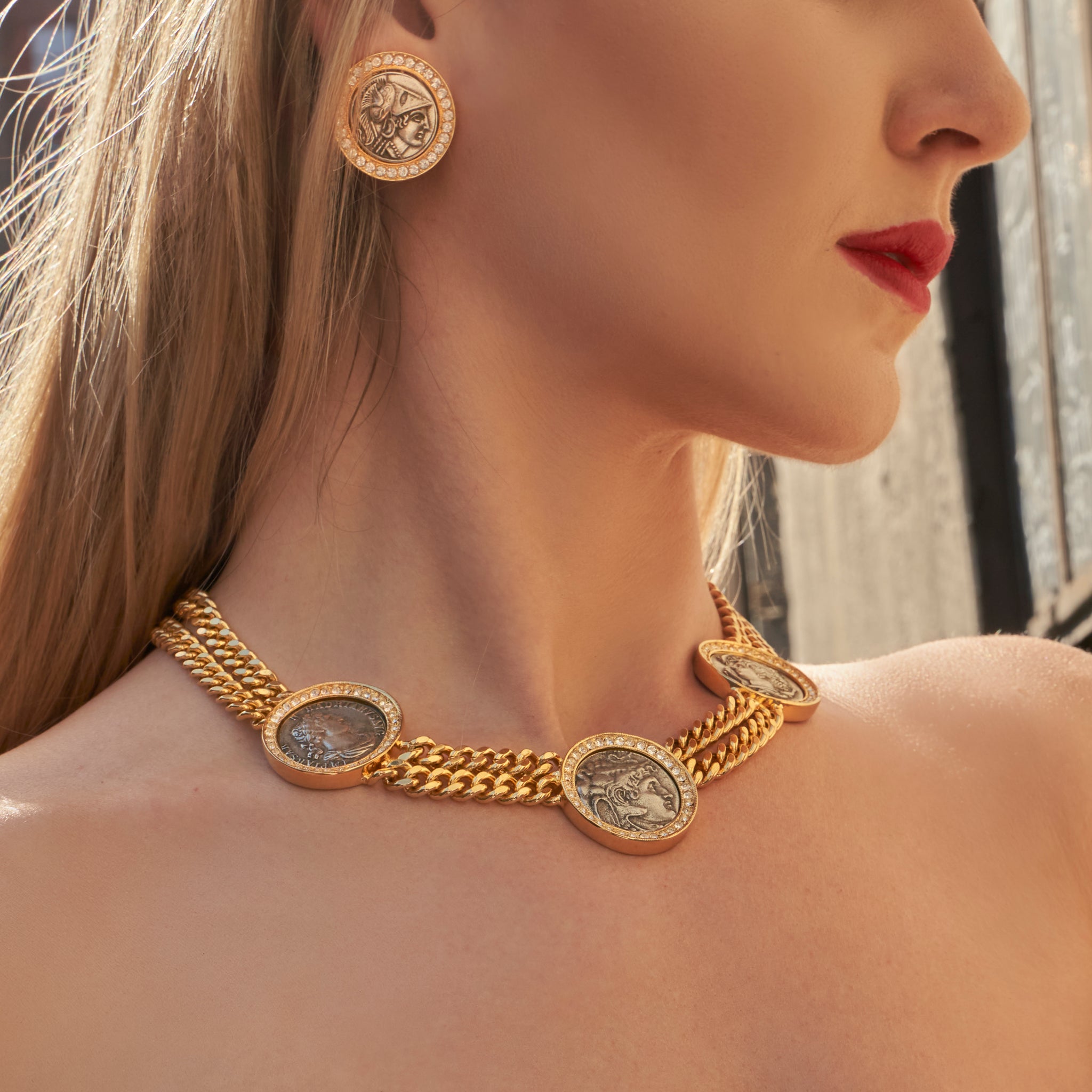 La Dolce Vita |Roman Coin | Nine Necklace | Ben Amun Jewelry